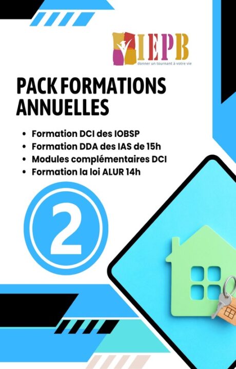 Pack Formations Annuelles - IEPB-Centre de formations